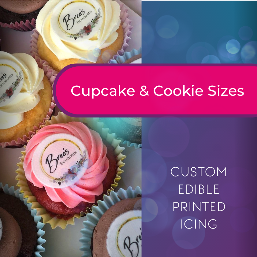 Cupcake & Cookie size Custom Icing Edible Prints – CustomIcing.com.au